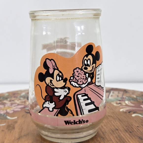 Welch's | Dining | Disney Welchs Glass Jam Jelly Jar Mickey Minnie ...